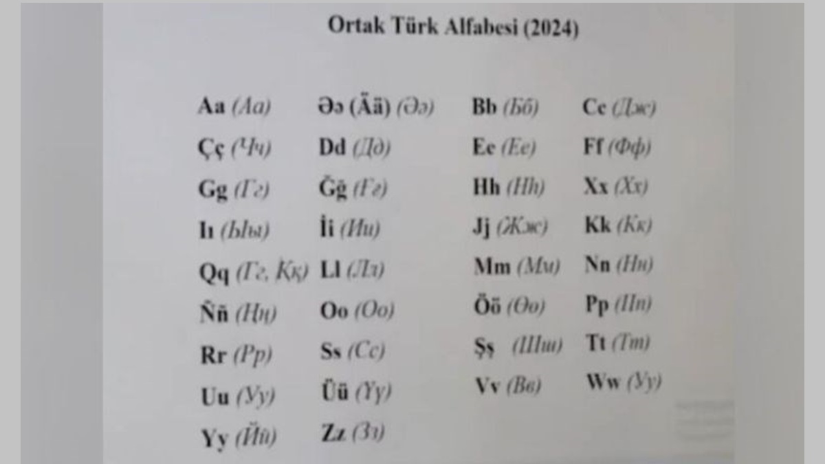 Ortak Türk Alfabesi
